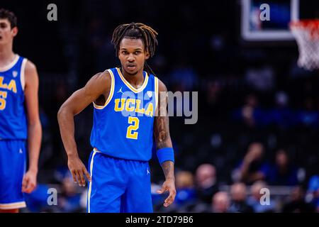 UCLA Bruins guard Dylan Andrews (2) during the game against the North ...