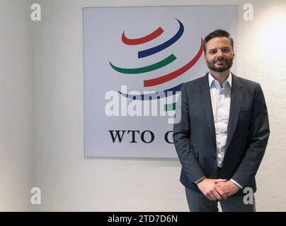 PRODUCTION - 07 December 2023, Geneva, Genf: Ralph Ossa Chief Economist ...