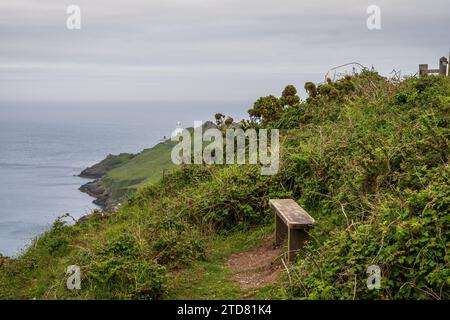 Freshwater Bay with the Lighthouse in the background, Start Point ...