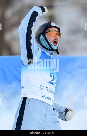United States' Christopher Lillis competes during the men's freestyle ...