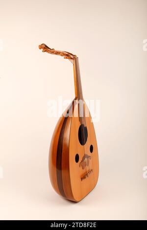 A Syrian 11 string Oud. Middle Eastern short-neck lute, pear-shaped ...