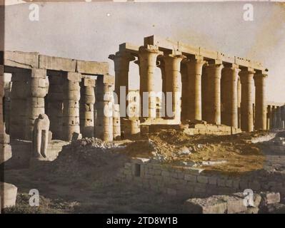 Louqsor, Egypt, Africa Colonnade of Amenhotep III, Habitat ...