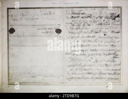 La Rochelle, France Autograph letter from Louis XIII to his mother ...