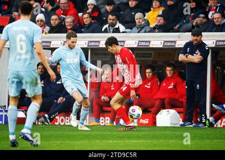 Left to right: Merlin Rohl (SC Freiburg), Philipp Lienhart (SC Freiburg ...