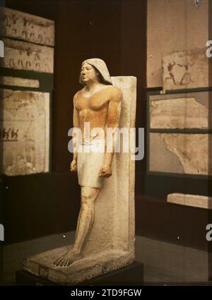 Cairo, Egypt, Africa Statue of Ranefer in his priest costume at the ...