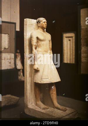 Cairo, Egypt, Africa Statue of Ranefer in his priest costume at the ...