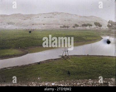 Assiut, Egypt, Africa Panorama of the village cemetery, Habitat ...