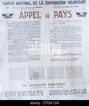 Paris, France Poster calling for Voluntary Contribution, Human beings ...