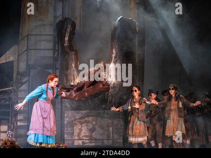 centre: Anna Stephany (Hansel), Anna Devin (Gretel) with the rescued ...