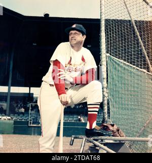ST. PETERSBURG, FL - MARCH, 1958: Stan Musial #6 of the St. Louis ...