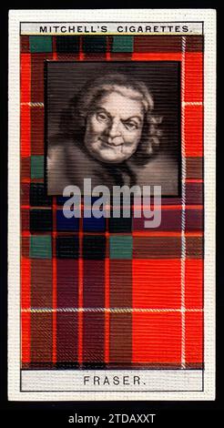 Clan Fraser - Vintage Cigarette Card Stock Photo - Alamy