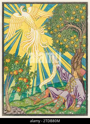 Prince Ivan and the Firebird, illustration for the Russian Fairy Story ...
