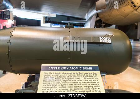 Little Boy the first nuclear weapon used in warfare dropped on ...