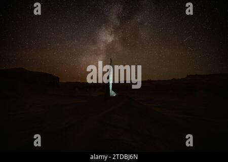 The spire Utah, USA. Also known as long Dong Silver Stock Photo - Alamy