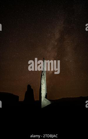 The spire Utah, USA. Also known as long Dong Silver Stock Photo - Alamy