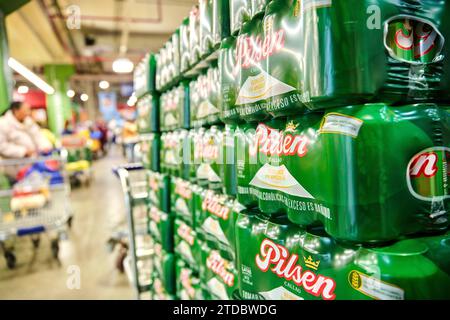 Lima, Peru, July 2023: Pilsen Callao, traditional Peruvian Beer from ...