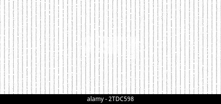 Dotted lines seamless pattern. Stippled lines background. Vertical ...