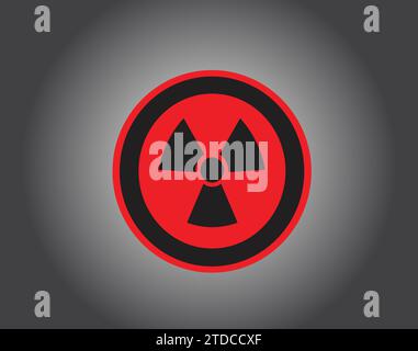 Red button, symbol for alert and power, control of nuclear warheads ...