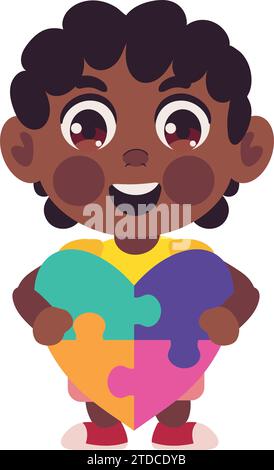 autism little boy Stock Vector Image & Art - Alamy