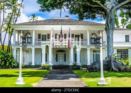 Washington Place Official Residence Governor Honolulu Hawaii Stock ...