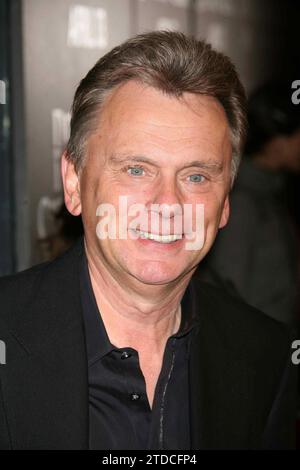 Pat Sajak attends the premiere of "Perfect Strangers" at the Ziegfeld ...