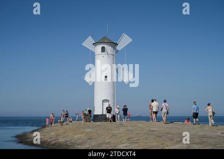 Urlauber, Mühlenbake - Stawa Mlyny, Ostsee, Swinemünde, Woiwodschaft ...