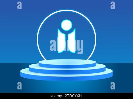 ii i i alphabet letter logo icon combination design with rainbow color ...