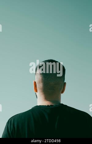 A back view of a black man's head Stock Photo - Alamy