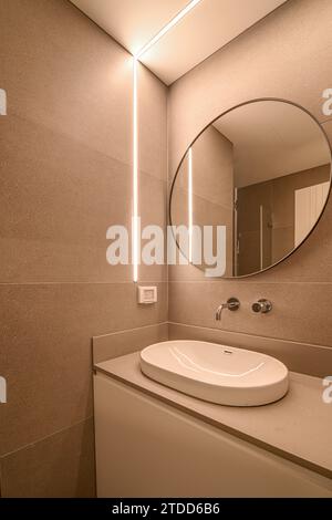 Bathroom interior design with shower. Resolution and high quality ...