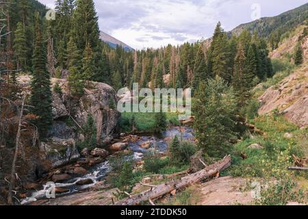Classic landscape in the Holy Cross Wilderness, Colorado Stock Photo ...