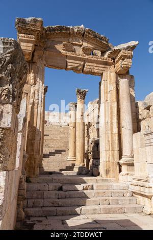 The ruins of Jerash, located in Jordan, offer a glimpse into ancient ...