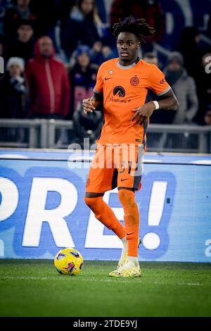 Inter's Yann Aurel Bisseck in action during Parma Calcio vs Inter - FC ...