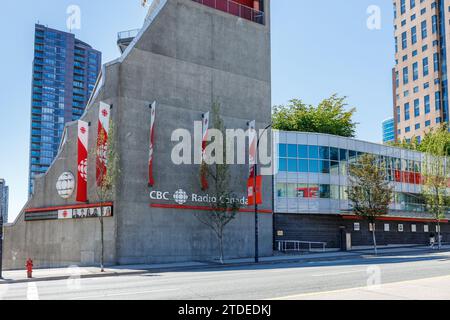 Vancouver, Canada - July 1,2023: View of CBC Vancouver Television ...
