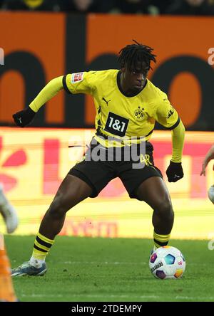 Samuel Bamba of Borussia Dortmund FC Augsburg - Borussia Dortmund ...