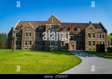 Park administration building, Banff, Canada Stock Photo - Alamy