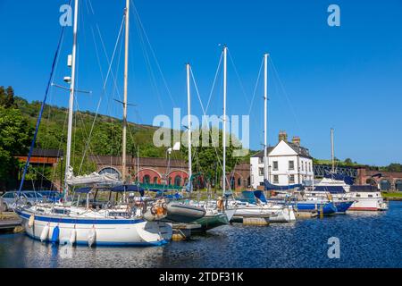 Bowling harbour, Lower Basin, Forth and Clyde Canal, Bowling, West ...