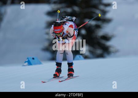 MEIER Lea , Women 10 Km Pursuit during the BMW IBU World Cup Annecy Le ...