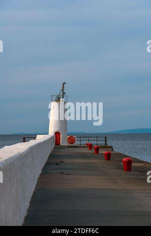Girvan Lighthouse, Girvan, Scotland Stock Photo - Alamy