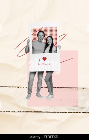 Photo of two positive peaceful partners communicate discuss recipe ...