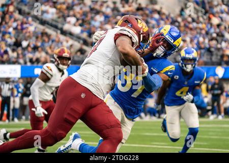 Los Angeles Rams safety Quentin Lake (37) is introduced before an NFL ...