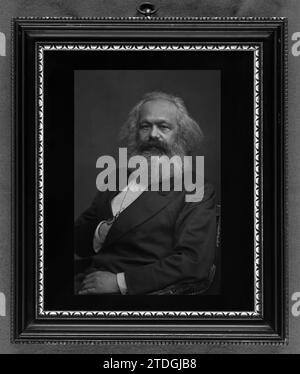 Portrait of Karl Marx. Year: 1875 (before 24th August). Place: London ...