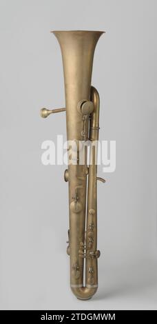 Bass ophicleide, anonymous, 1830 - 1850 musical instrument. wind ...
