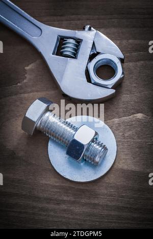 Stainless adjustable key bolt washer threaded screw-nut and screwbolt ...
