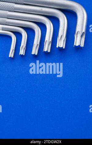 A close up shot of a metal hexagon background Stock Photo - Alamy