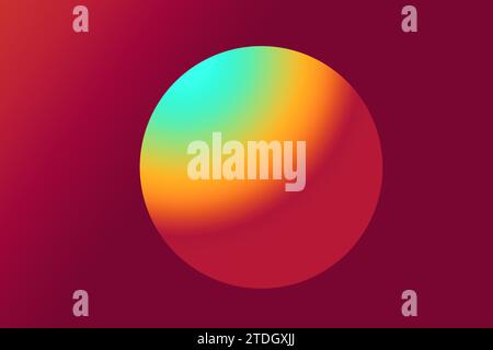 Abstract colorful globe circle geometric pattern design and background ...