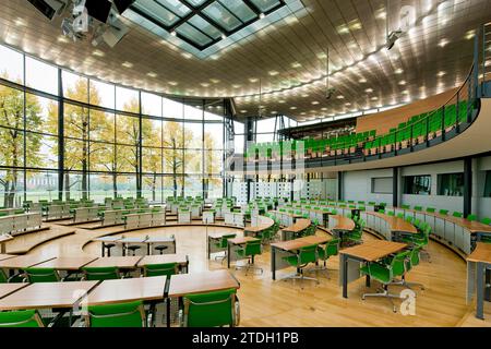 Saxon State Parliament, Plenary Hall Stock Photo - Alamy