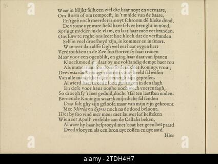 Dutch poem on the nymphs of the Amstel, page 6, 1640 Dutch poem on the ...