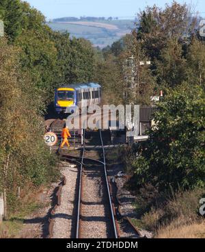 The Network rail signaller closed the manual level crossing gates at ...