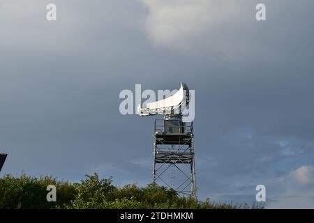 Primary radar structure of the English HM Coastguard on top of the ...