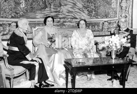Spanish Head of State Generalissimo Francisco Franco during a speech at ...